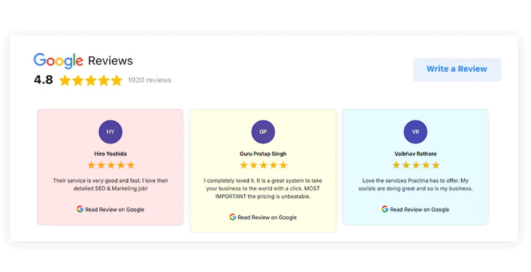 11 Best Review Widgets for Your Website | Practina